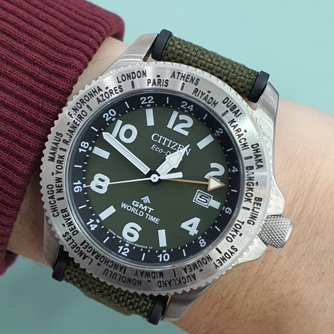 Orologio Citizen BJ7100-23X Uomo Promaster Field GMT ...