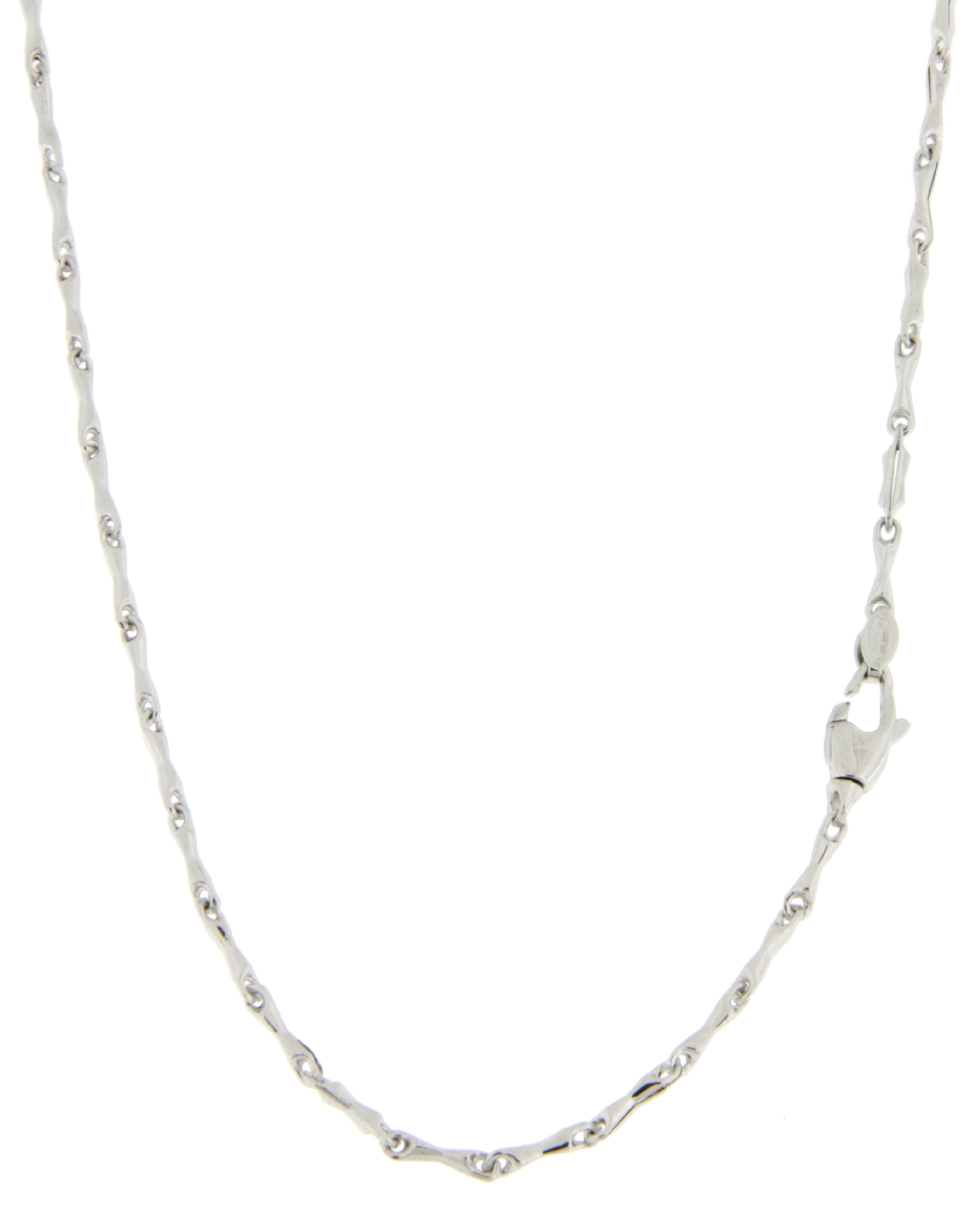 Collana Uomo Oro Bianco GL101043 - GioielleriaLucchese.it