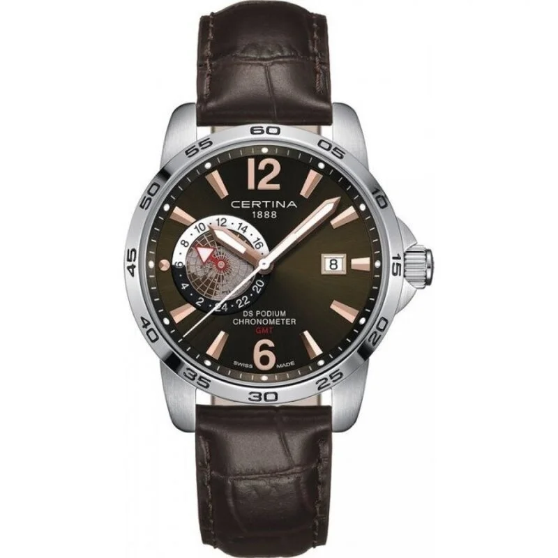 CERTINA DS PODIUM GMT AUTOMATIC watch C034.455.16.087.01 ...